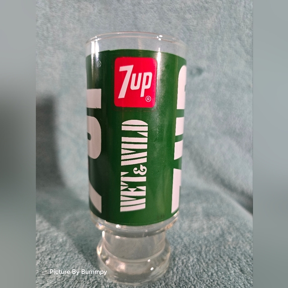 7-Up | Dining | Vintage 7up The Uncola Wet Wild Drinking Glass | Poshmark